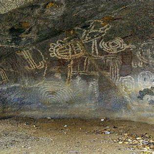 Arte rupestre de la cultura Ciboney